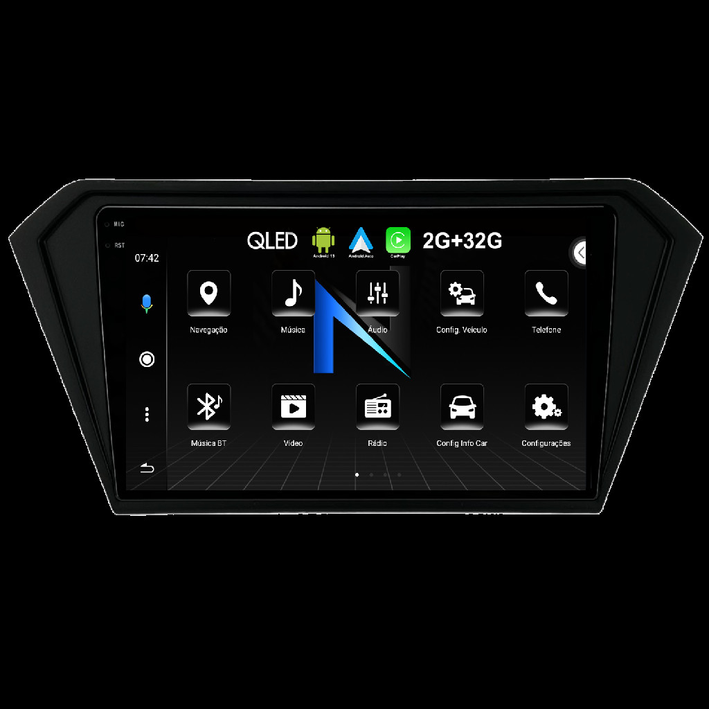 Kit Multimidia 9 Polegadas Android VW Gol Saveiro Voyage G7 G8 | Shopee Brasil