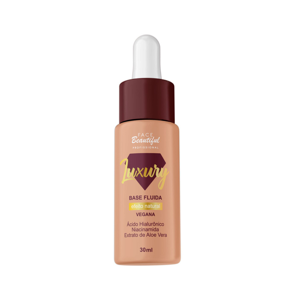 Base Vegana Fluida Conta Gotas Luxury | Shopee Brasil