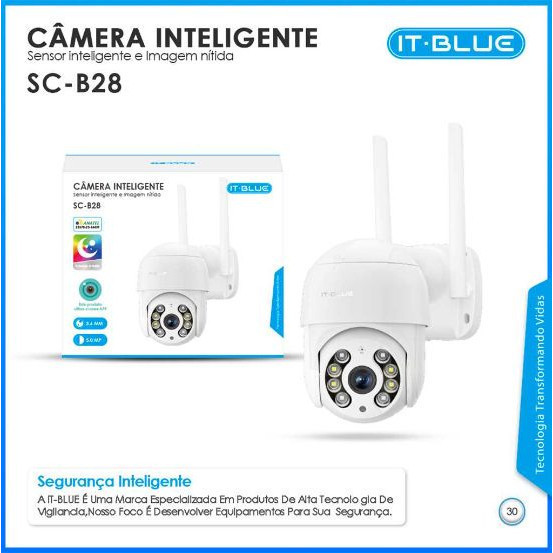 Câmera Externa Wifi Ip Prova D'água Infravermelho Hd APP Icess SC-B28 | Shopee Brasil