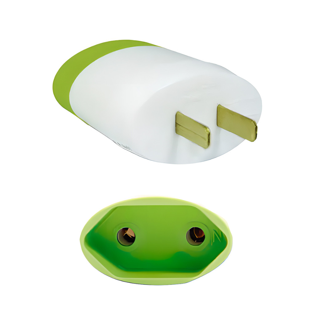 Adaptador Tomada Americana - Entrada 3 Pinos Brasil - Saída 2 Pinos ...