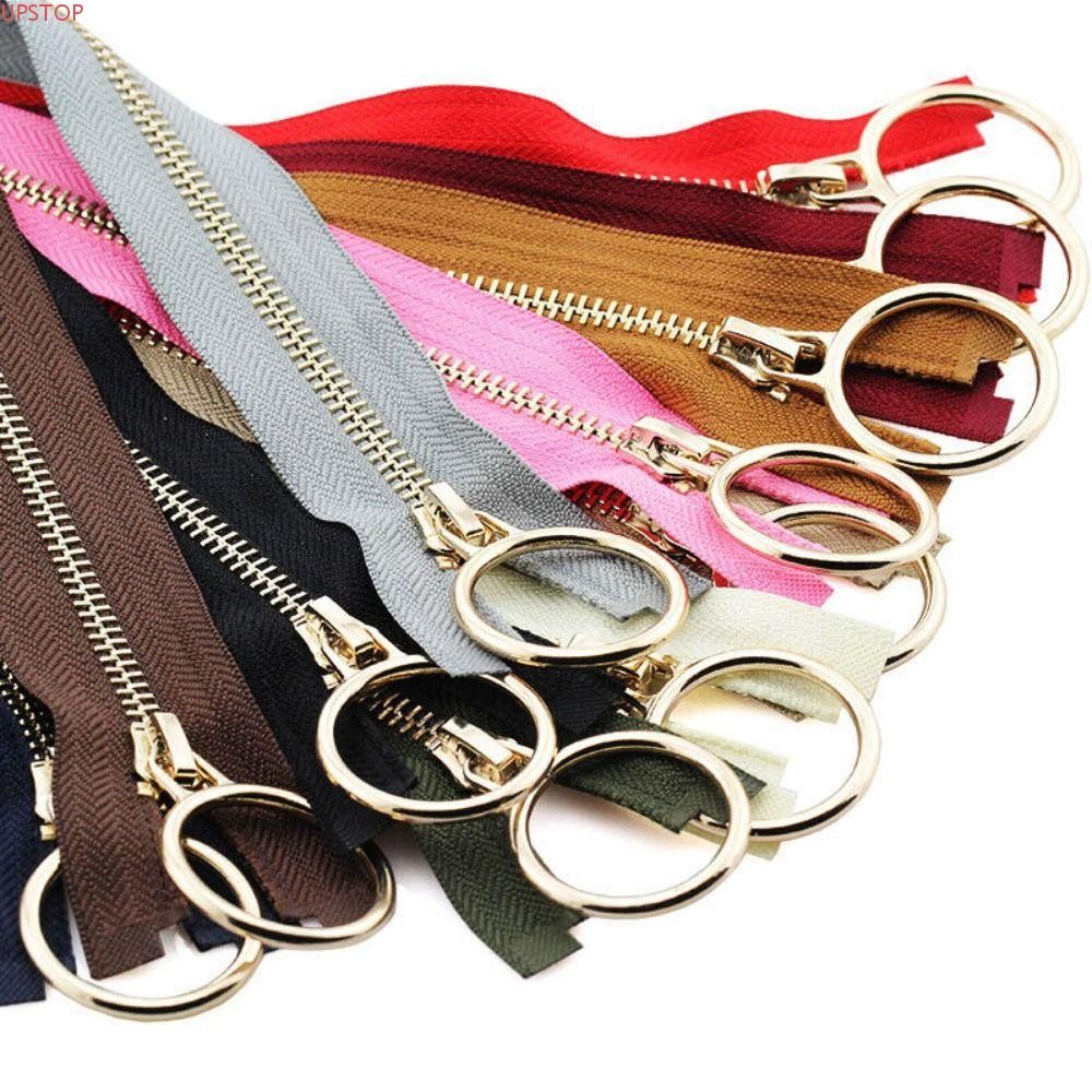 Jaqueta UPSTOP Zips Longos , # 5 Zíper De Cobre Dentes De Metal ...