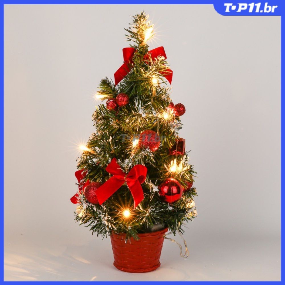 Ornamento De Mesa De Jantar De 40CM , Luz De Árvore De Natal , mini ...