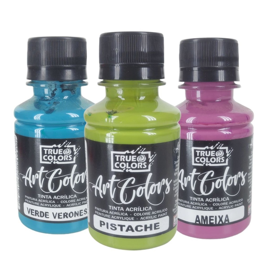 Tinta Acrílica Art Colors 100ml True Colors | Shopee Brasil