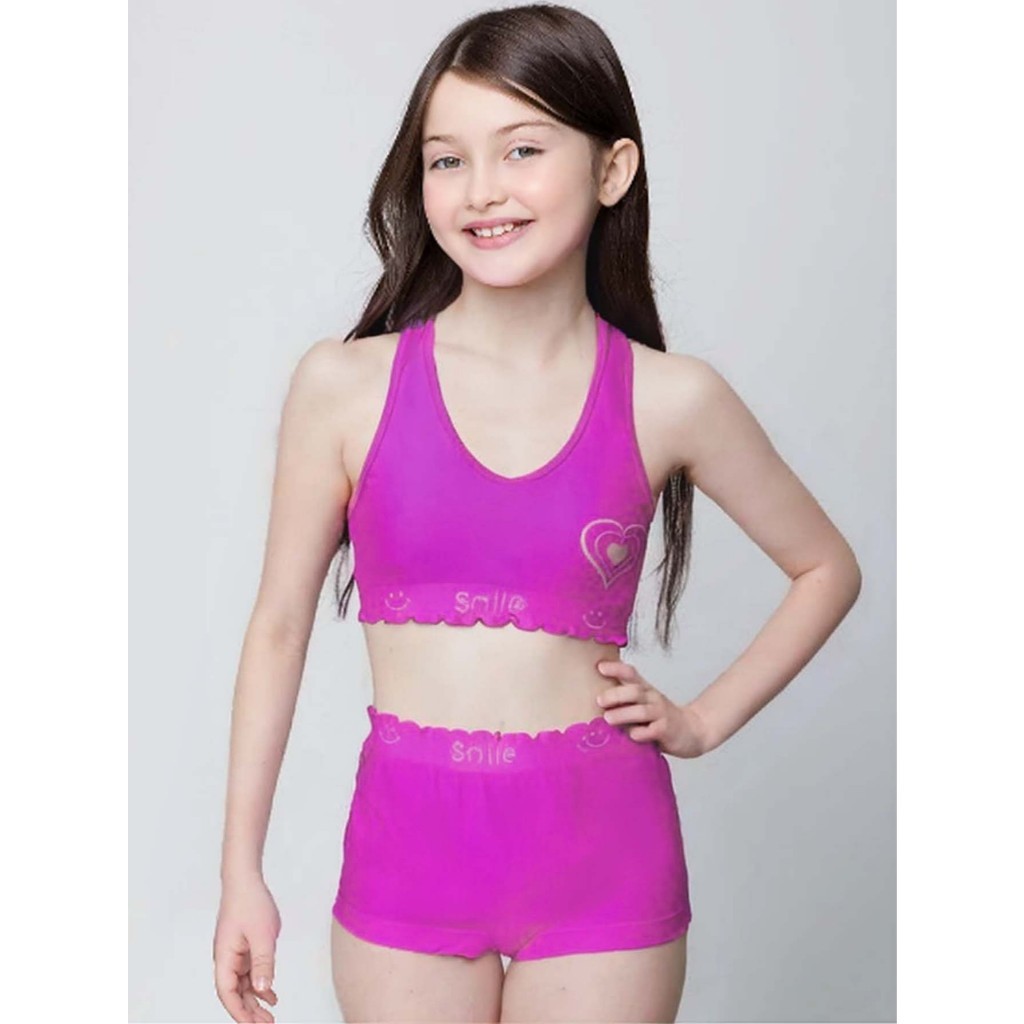 Kit Top + Calcinha Box Menina sem Costura: O Conjunto Perfeito para o ...