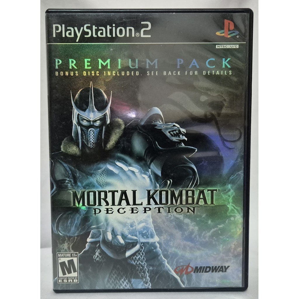 Mortal Kombat Deception Premium Pack Original LEIA - PS2 | Shopee Brasil