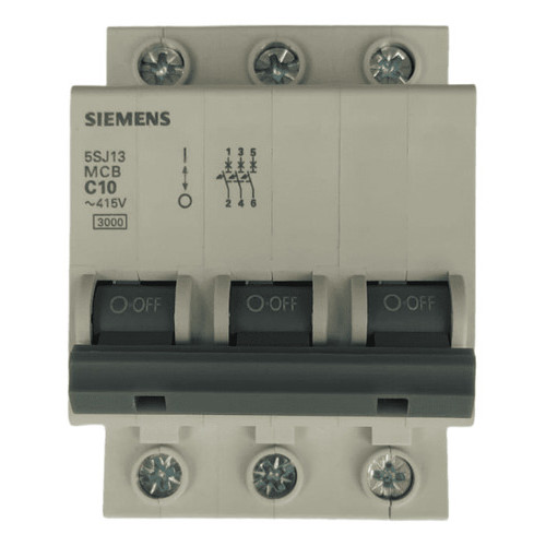 Disjuntor Trifasico Tripolar Mini Din Curva C 5Sj1 Siemens | Shopee Brasil