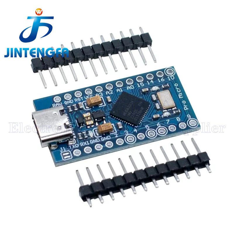 Novo Módulo Pro Micro Para arduino ATmega32U4 5V/16MHz Com Cabeçalho De ...