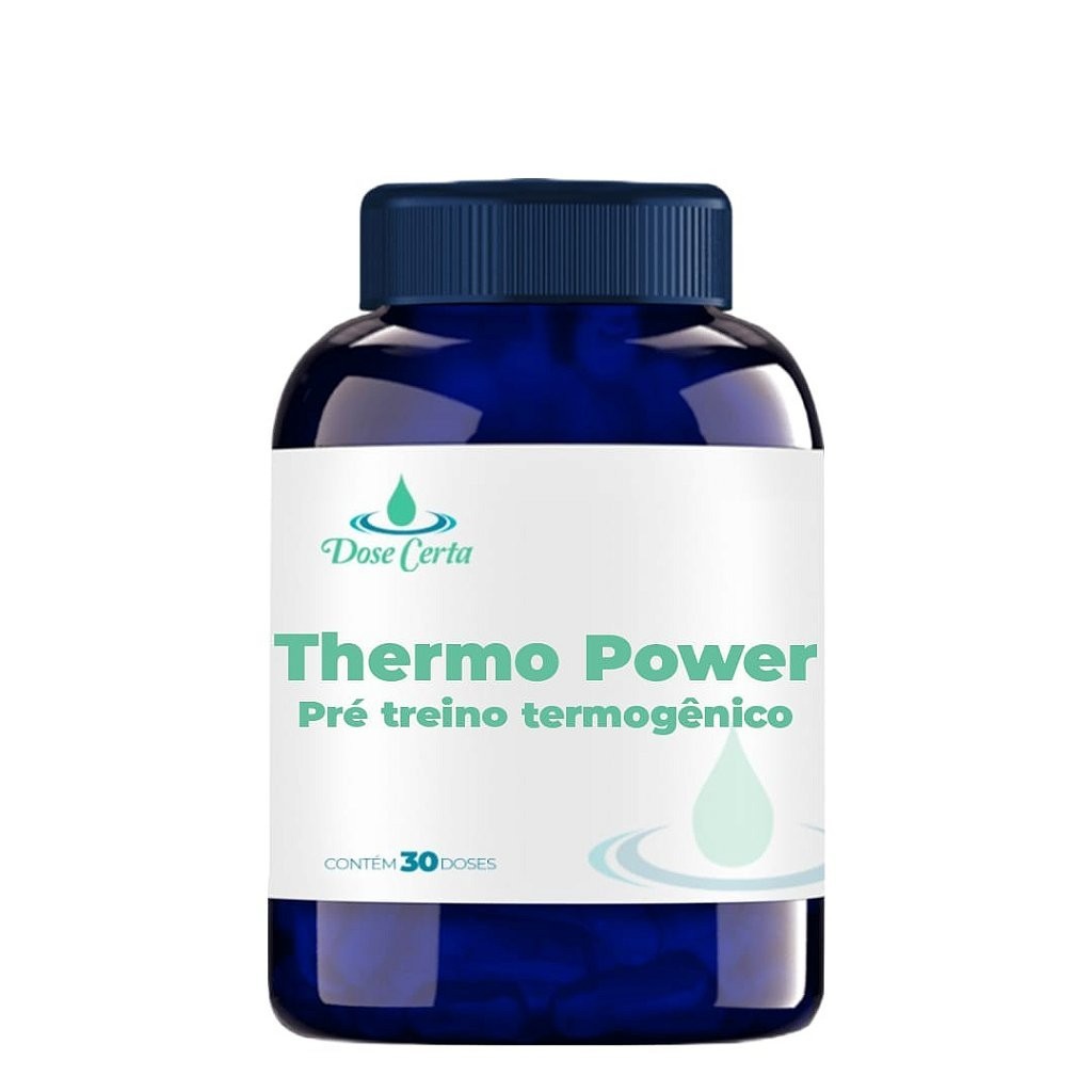 Thermo Power (Pré treino termogênico) -30 cápsulas | Shopee Brasil