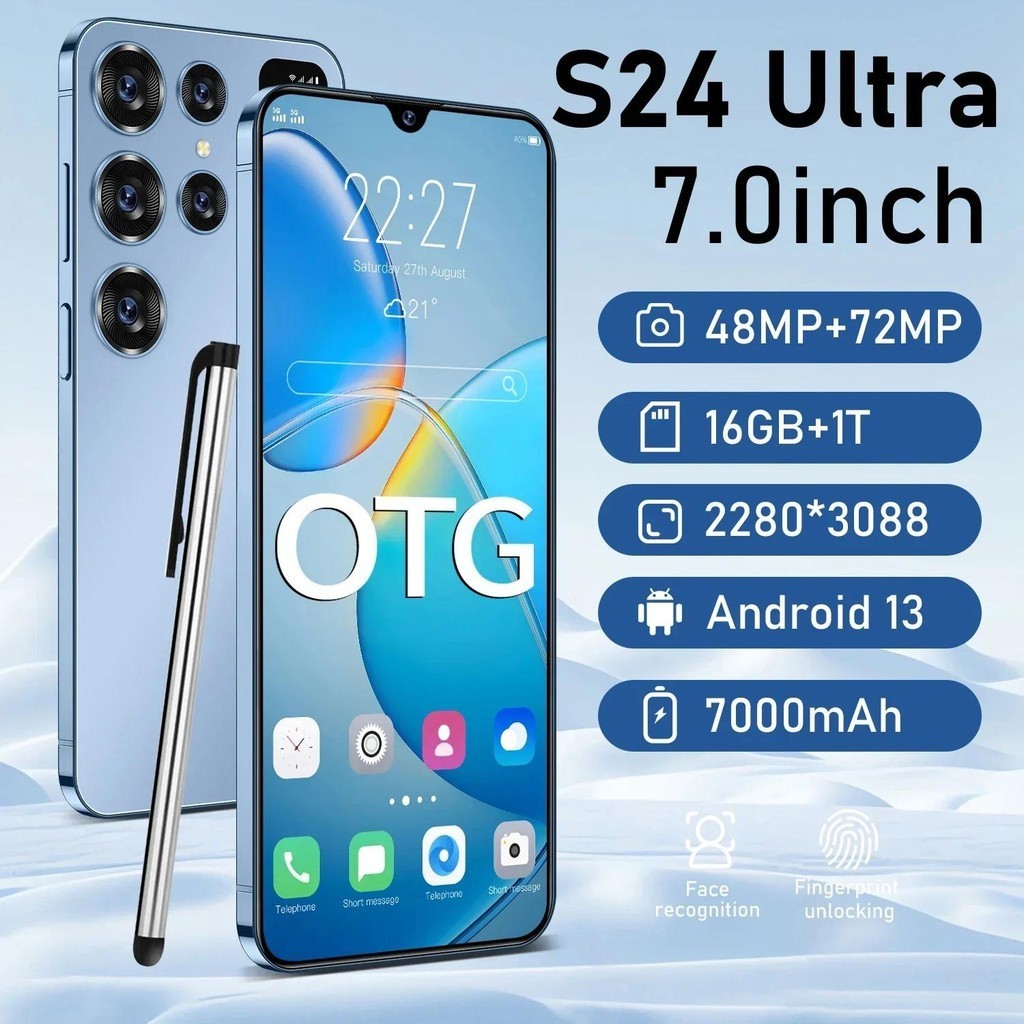 S24 Ultra Desbloqueado Smartphone 5G NFC Android 13 16GB 1TB 7-Polegadas Celular Original ...
