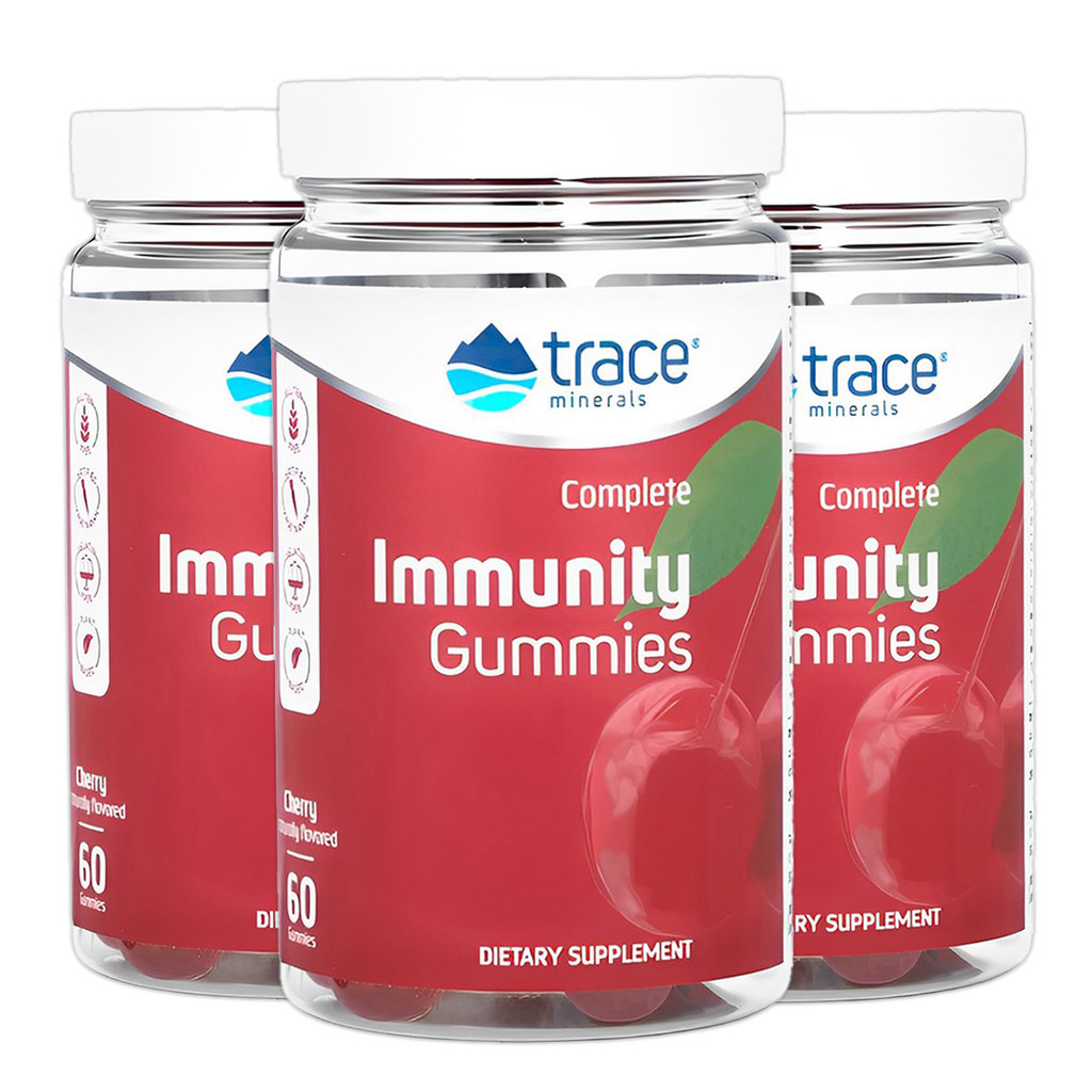 Kit 4x Trace Minerals Immunity Gummies 60 Gomas Importado /Made in Usa ...