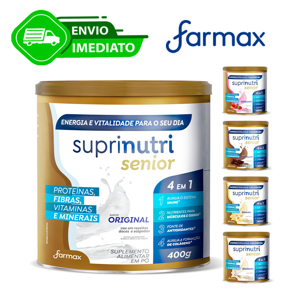 Suplemento Alimentar Sênior Suprinutri Nutren 400g Vitaminas Proteína ...