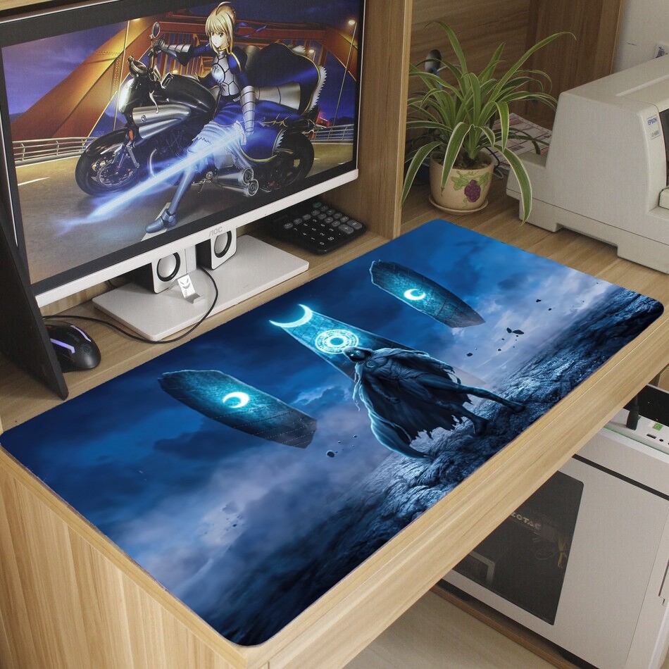 Mouse Pad CAVALEIRO LUA Antiderrapante Diversas Estampas 70x35 M435 ...