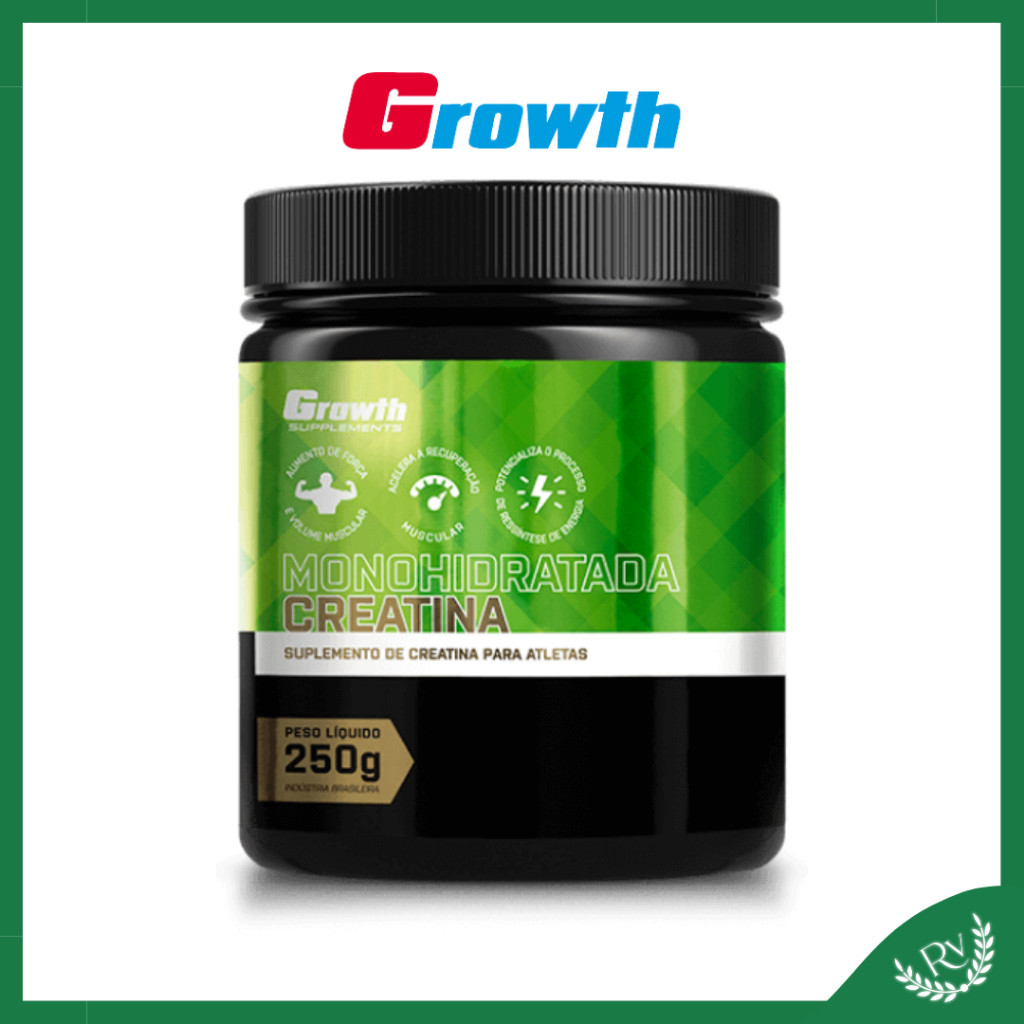 Creatina Monohidratada - Growth | Shopee Brasil