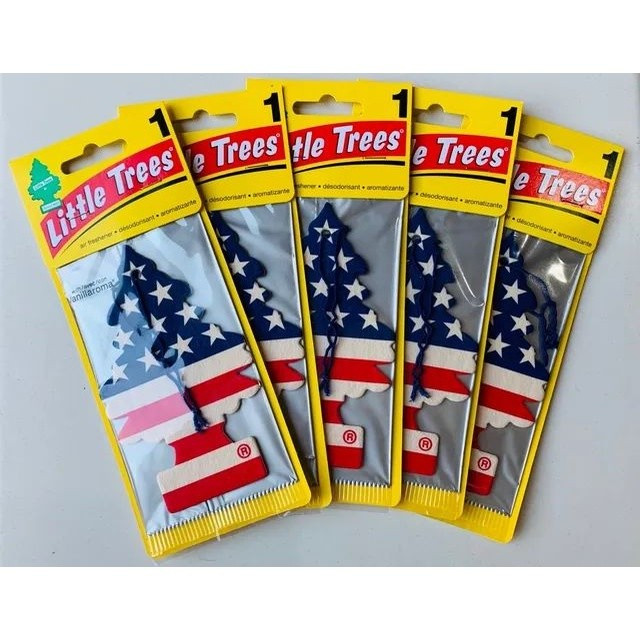 05 Aromatizantes Little Trees - Vanilla Pride América, black ice, new ...