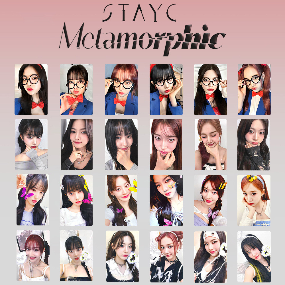 Kpop Idol STAYC Álbum Metamorphic Photocard | Shopee Brasil