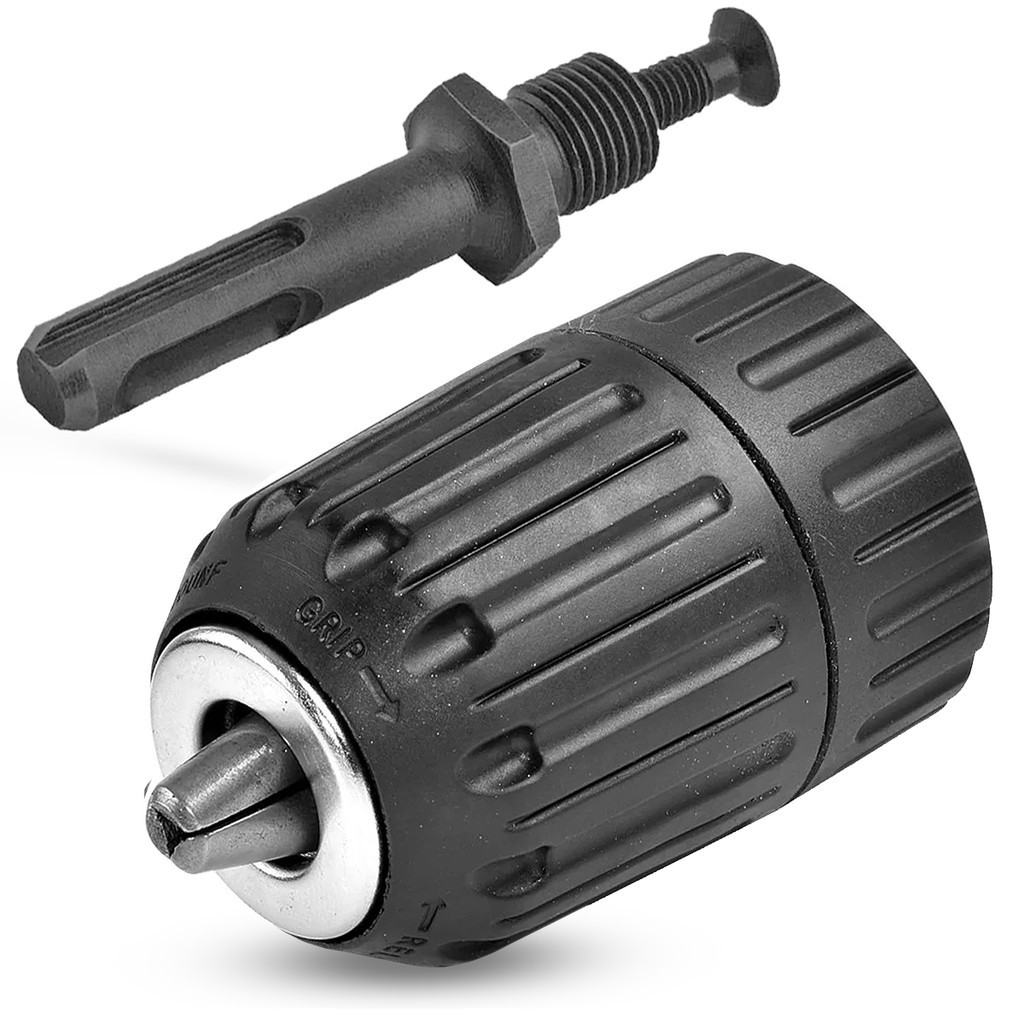Kit Mandril de Aperto Rápido + Adaptador Sds Plus de 1/2 13mm Para ...
