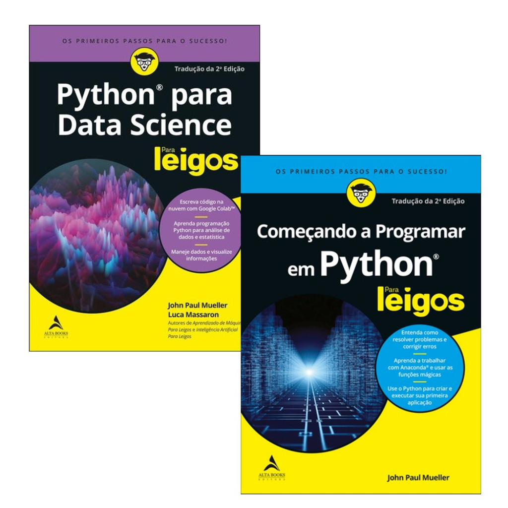 Kit Python Para Data Science Para Leigos + Começando A Programar Em ...