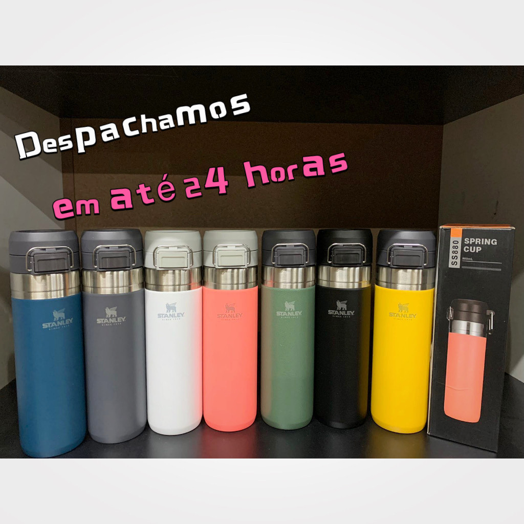 Garrafa de agua Térmica Quick Flip 880ML | Shopee Brasil