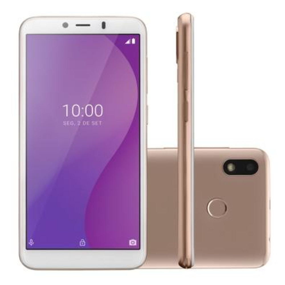 MULTILASER G P9133 4G 32GB TELA 5.5 1GB RAM DUAL DOURADO | Shopee Brasil