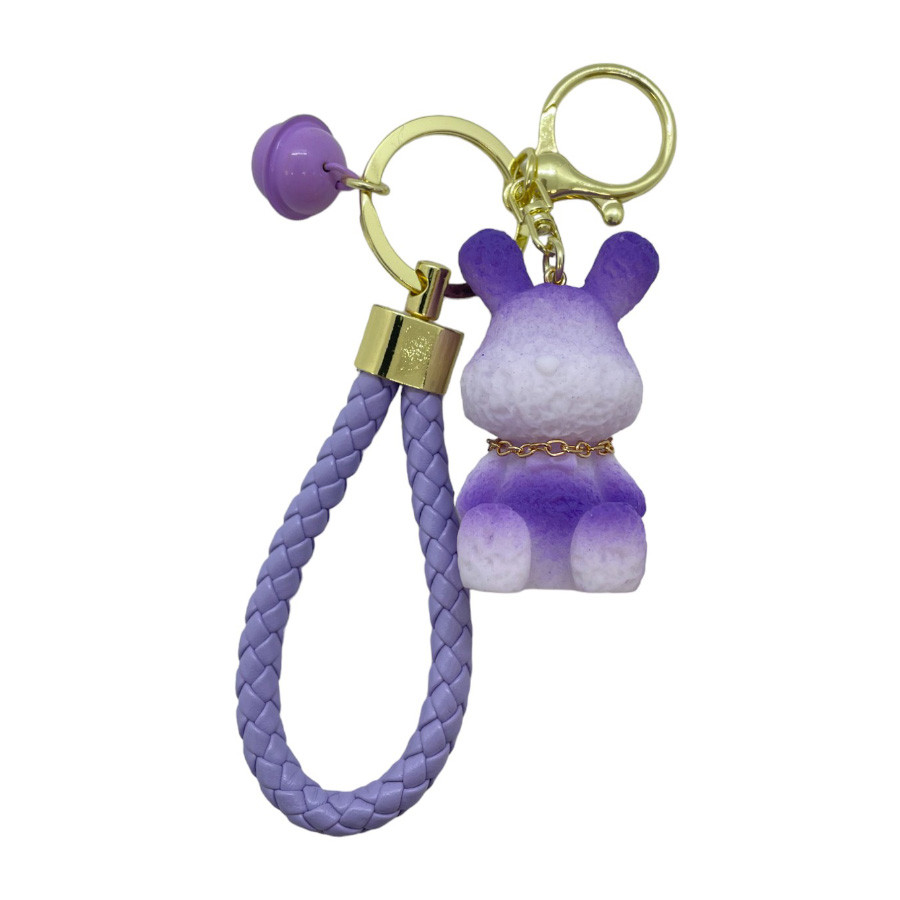 Chaveiro Coelho com Sino - Roxo - 5cm - 1 unidade - Rizzo | Shopee Brasil