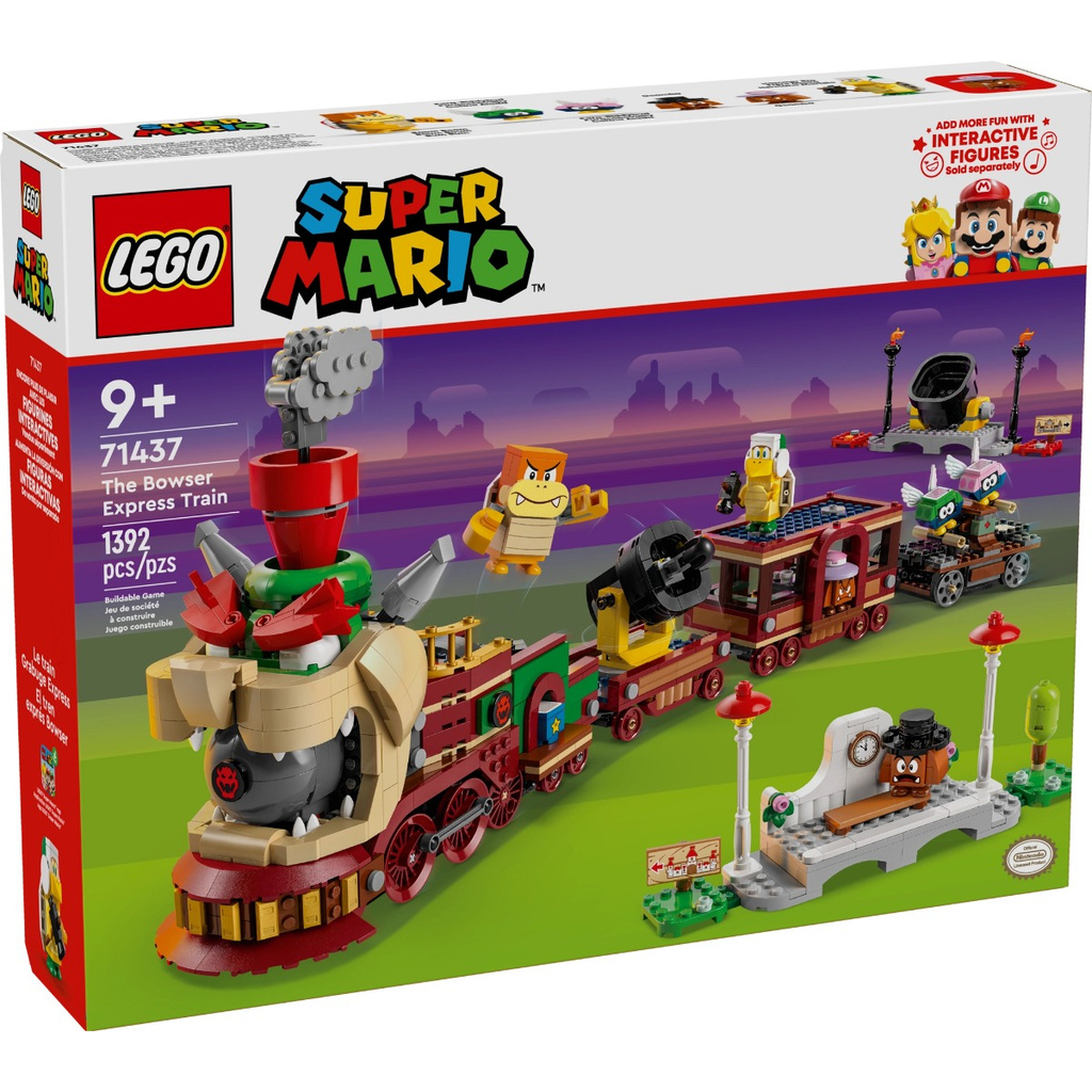 Lego Super Mario - Trem Expresso Do Bowser - 71437 | Shopee Brasil