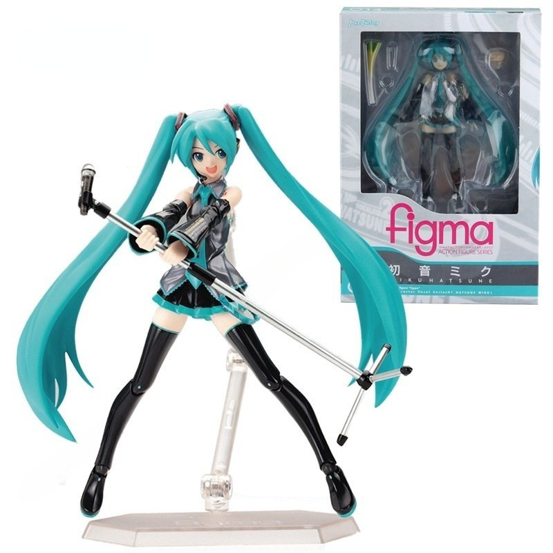 Figma 014 Hatsune Miku Change Face Action Figure Brinquedos Modelo ...