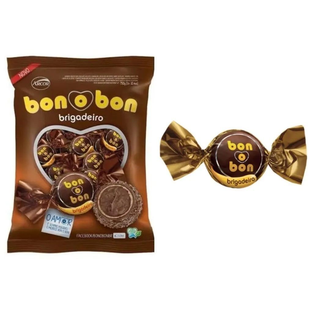 BOMBOM BONOBON ARCOR BRIGADEIRO 750G | Shopee Brasil