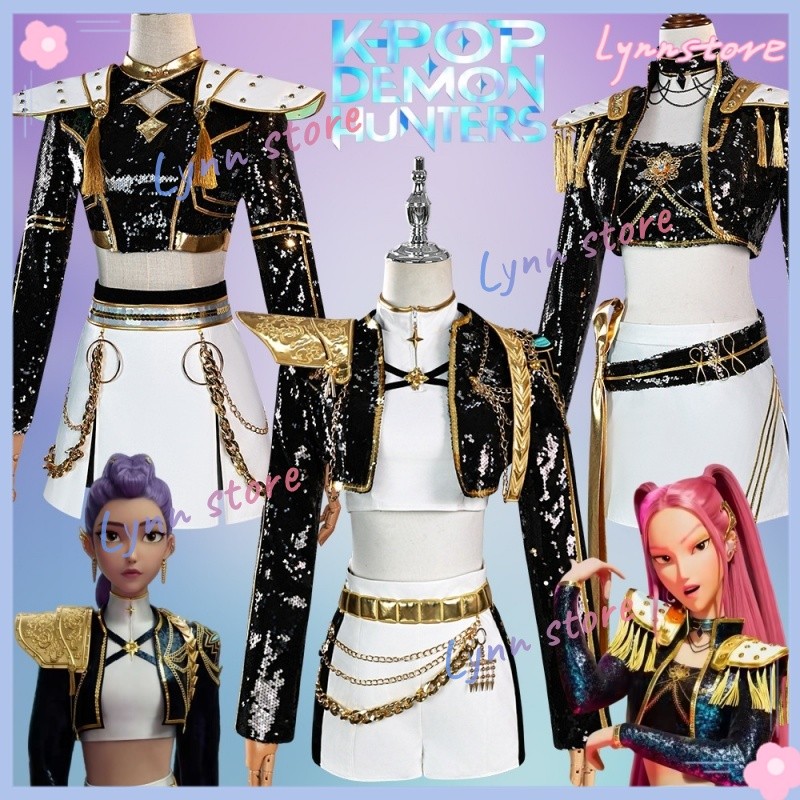 Fantasia De Cosplay De Caçadores De Demônio Animado RUMI ZOEY MIRA ...