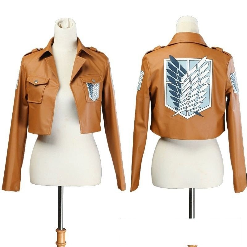 Ataque ao Titan Cos Jacket Investigation Corps Liberdade Asa Três asas ...