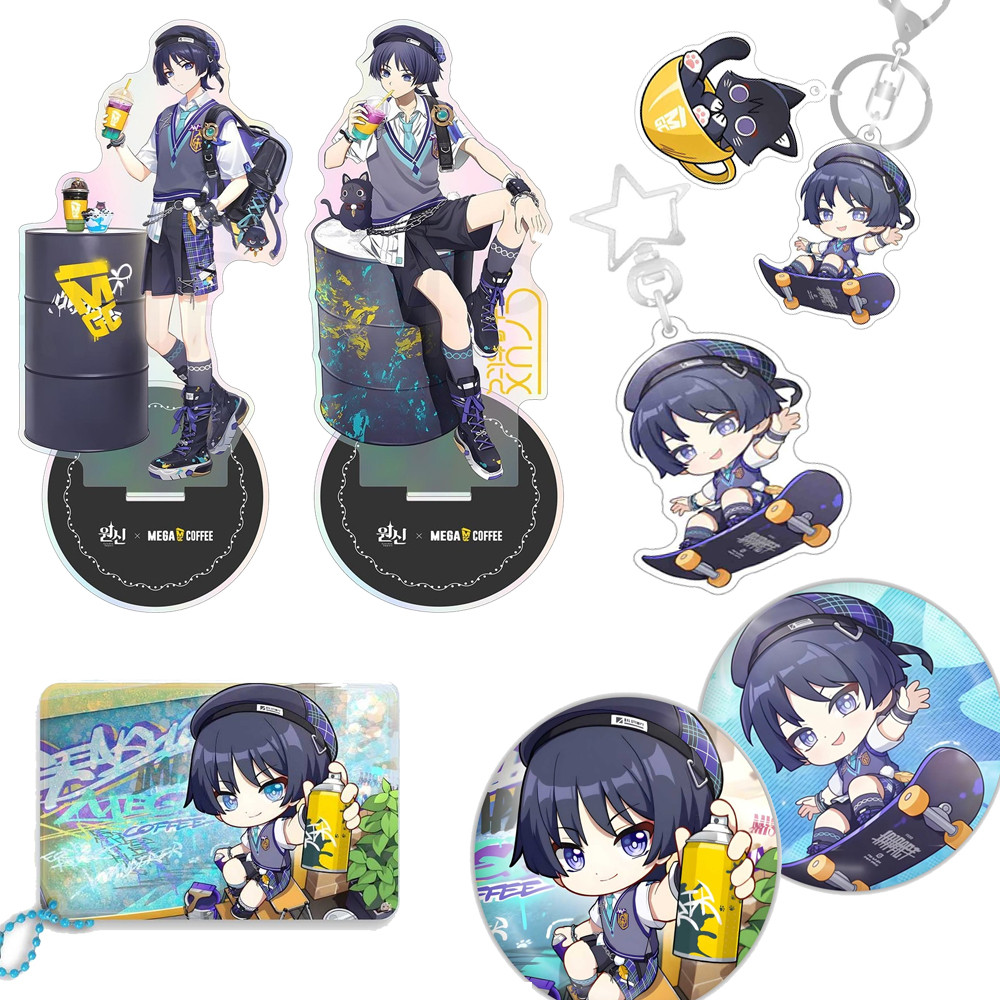 Genshin Impact Scaramouche Wanderer X Mega Coffee Shop Periférico Duplo ...