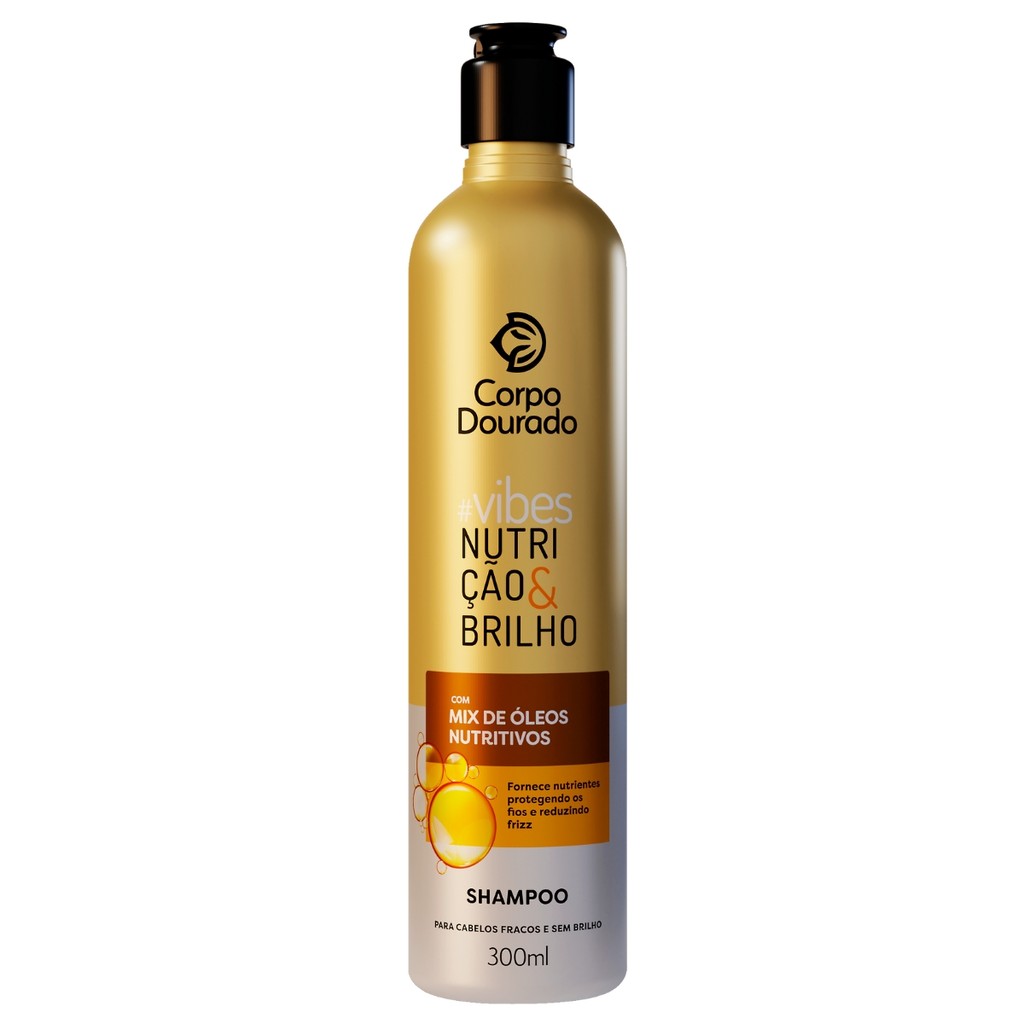 Corpo Dourado Shampoo Vibes Nutricao 300Ml | Shopee Brasil