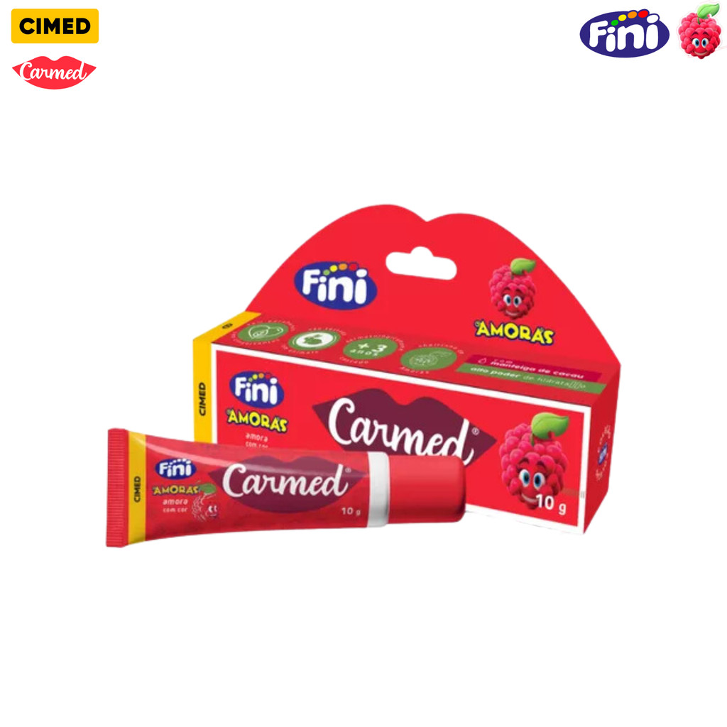 Fini Hidratante Labial Carmed Cimed 10g | Shopee Brasil