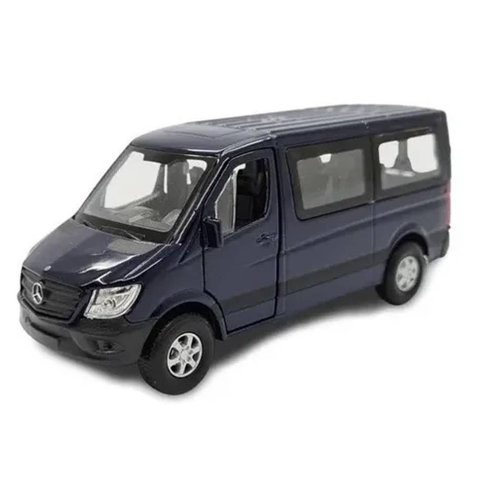 Miniatura Van Mercedes Sprinter 2015 Janela Welly 1/38 Metal e Fricção ...
