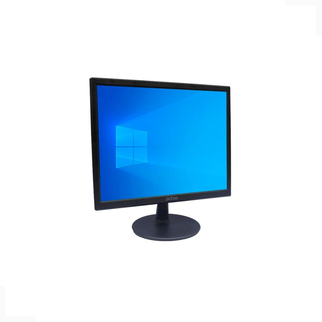 (REEMBALADO)Monitor PCTop Led 17Pol. 60Hz 5ms Hdmi VGA - Preto - Bivolt ...