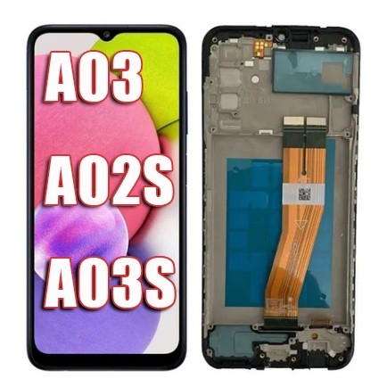 Tela Frontal Touch Display A02s & A03s & A03 Pronto Entrega -Novo - Preto - Padrão de Qualidade ...
