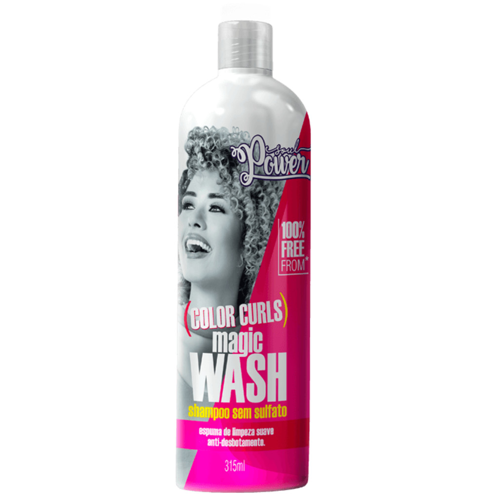 Soul Power Color Curls Magic Wash Shampoo 315ml | Shopee Brasil