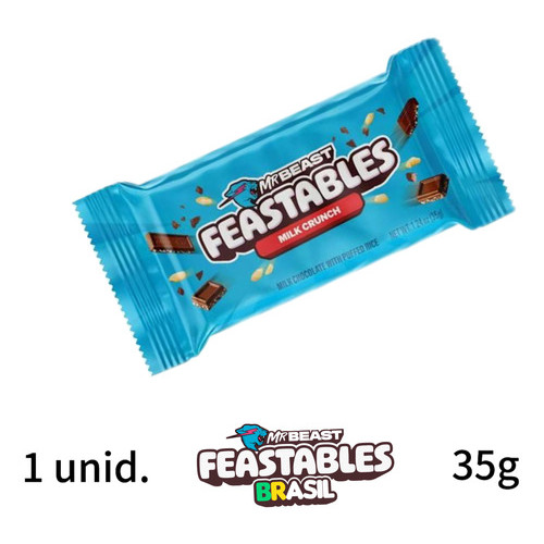 Feastables De 35g Com Avaria Mrbeast Chocolate | Shopee Brasil
