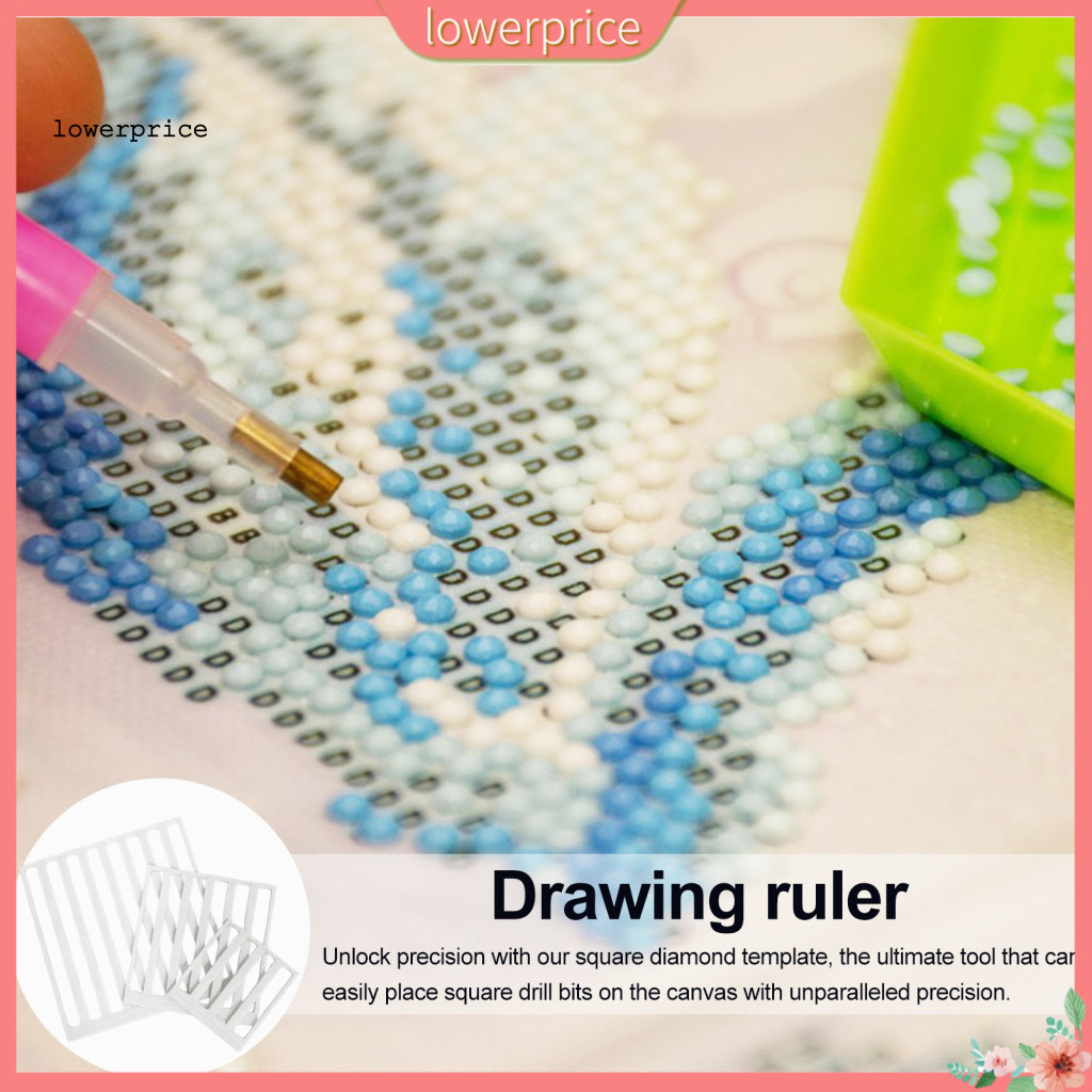 Rhinestone Painting Ruler Tool Alignment Guide Square Set for Diy Art ...