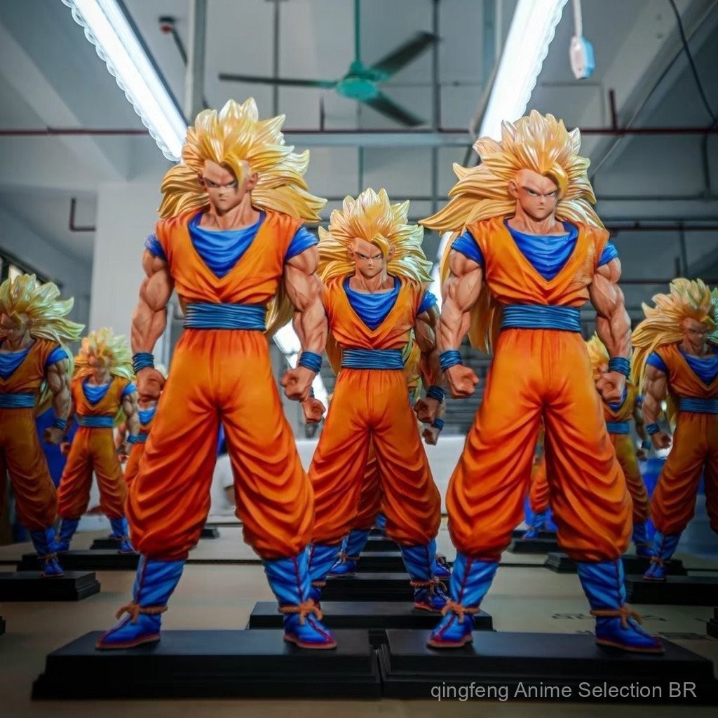 [Estoque pronto] 32 CM Dragon Ball JT Star Track Super Three Son Goku ...