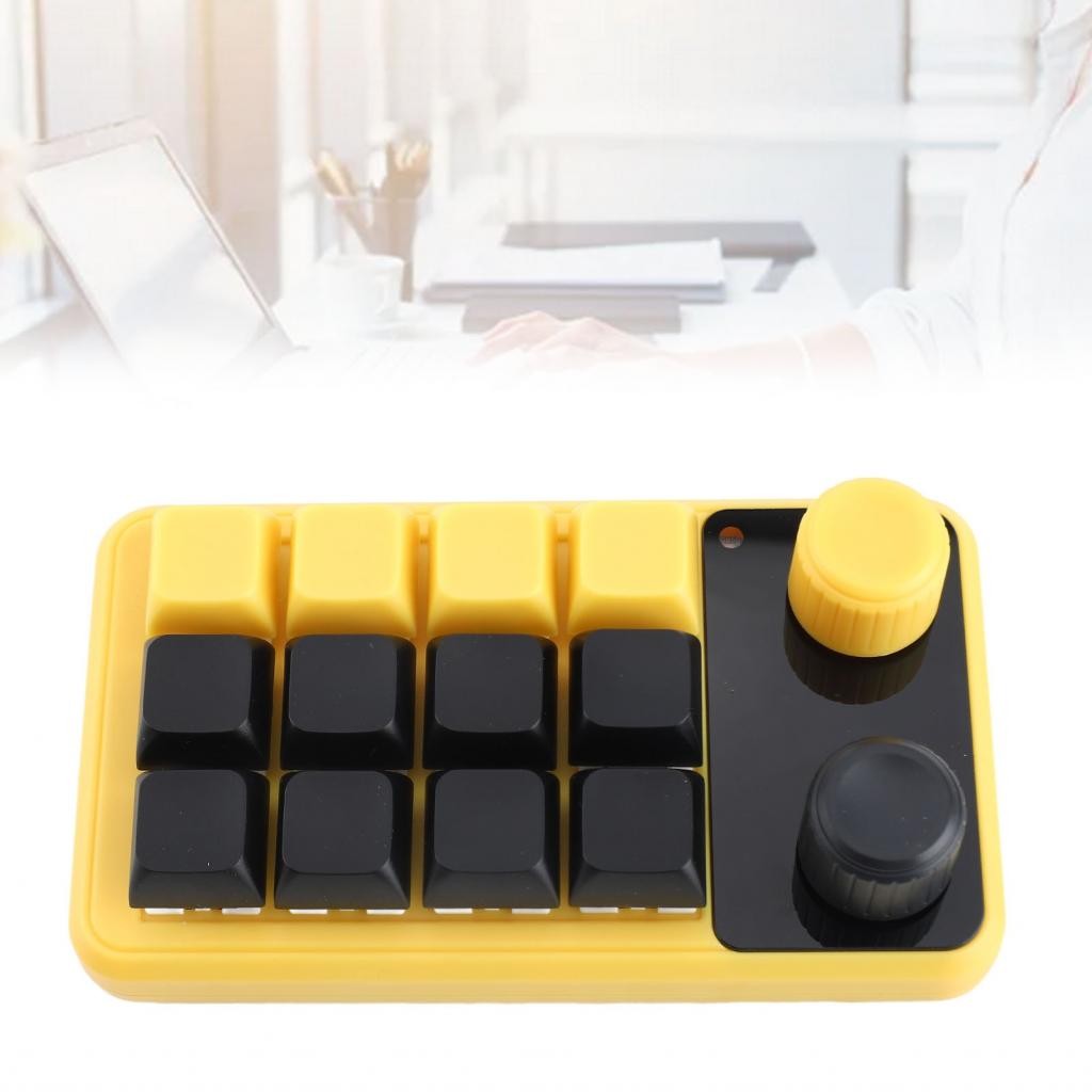 One Handed Mechanical Gaming Keypad Programmable Macro Keyboard Red ...