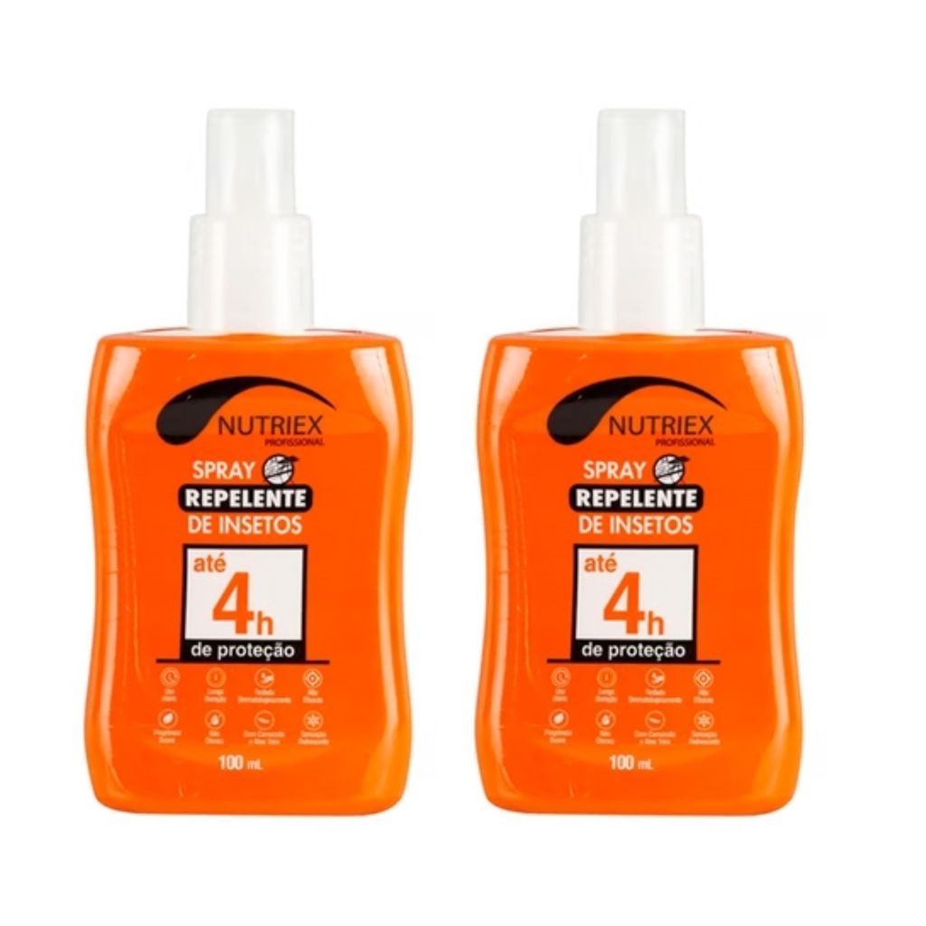 Kit Contém 2 Nutriex Spray Repelente de Insetos 100ml | Shopee Brasil