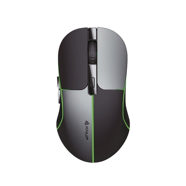 Mouse Gamer Sem Fio Wireless Usb Bluetooth 1600 Dpi Led Rgb Cor Preto/Cinza | Shopee Brasil