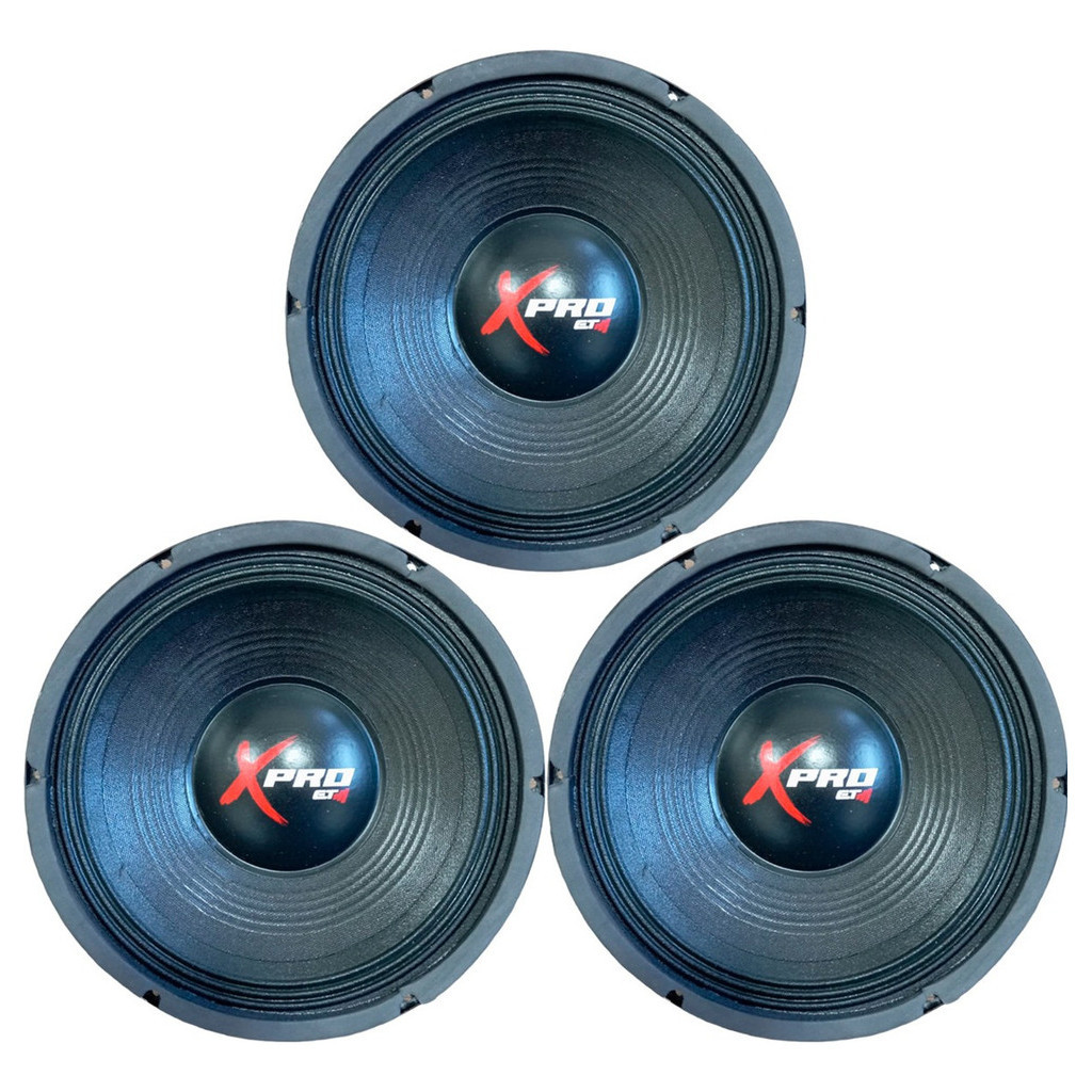 KIT 3 ALTO FALANTE WOOFER ETM EXP 10 POLEGADAS LT 250W 4 OHMS | Shopee Brasil
