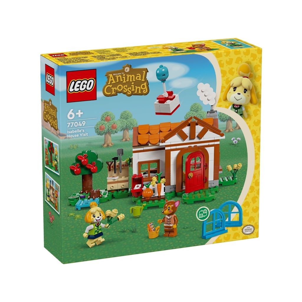 LEGO Animal Crossing - Visita de Isabelle - 389 Peças - 77049 | Shopee ...