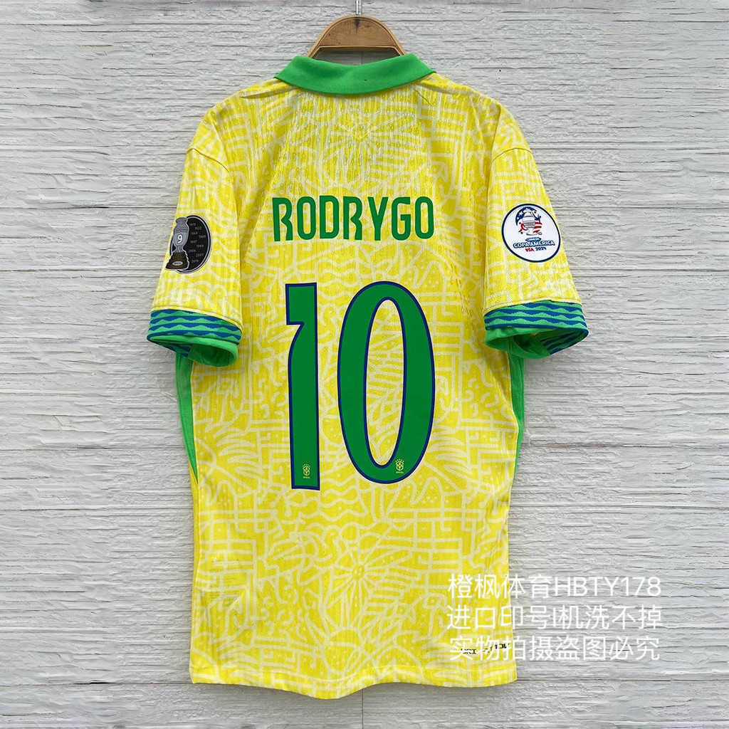 Jogador Versão 2024 Copa dos EUA Home No. 10 Rodrigo No. 21 Enderik ...