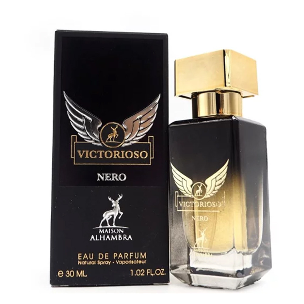 Perfume Victorioso Nero Maison Alhambra EDP Masculino 30ml | Shopee Brasil