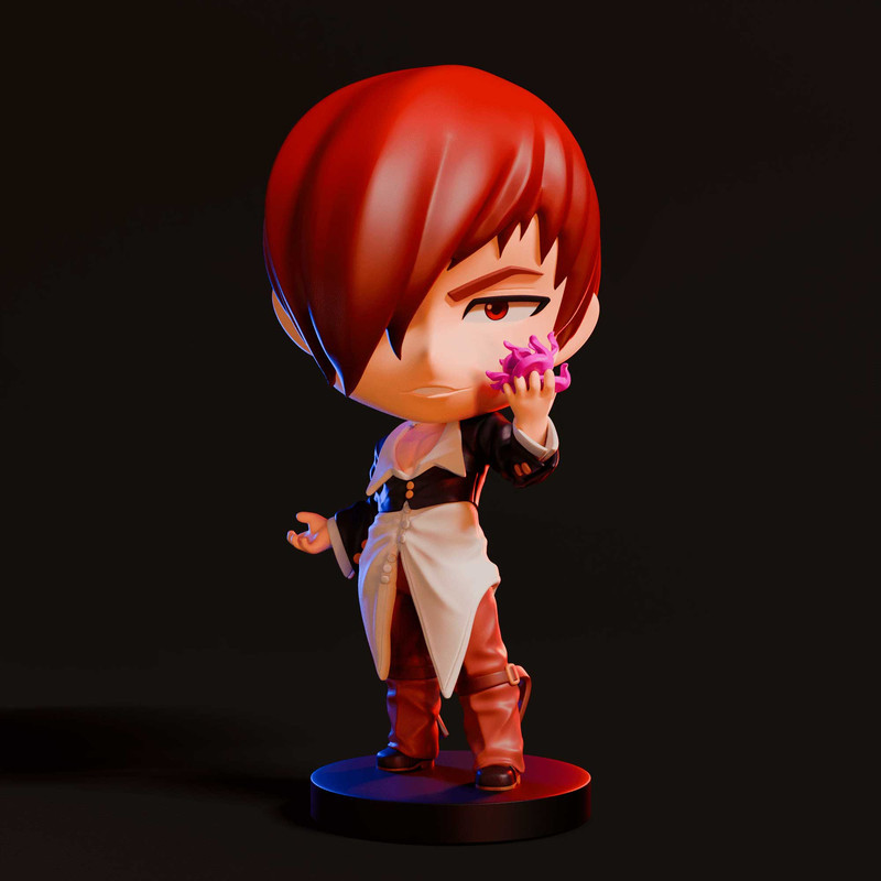 Chibi Iori Yagami - The King of Fighters - 10cm | Shopee Brasil