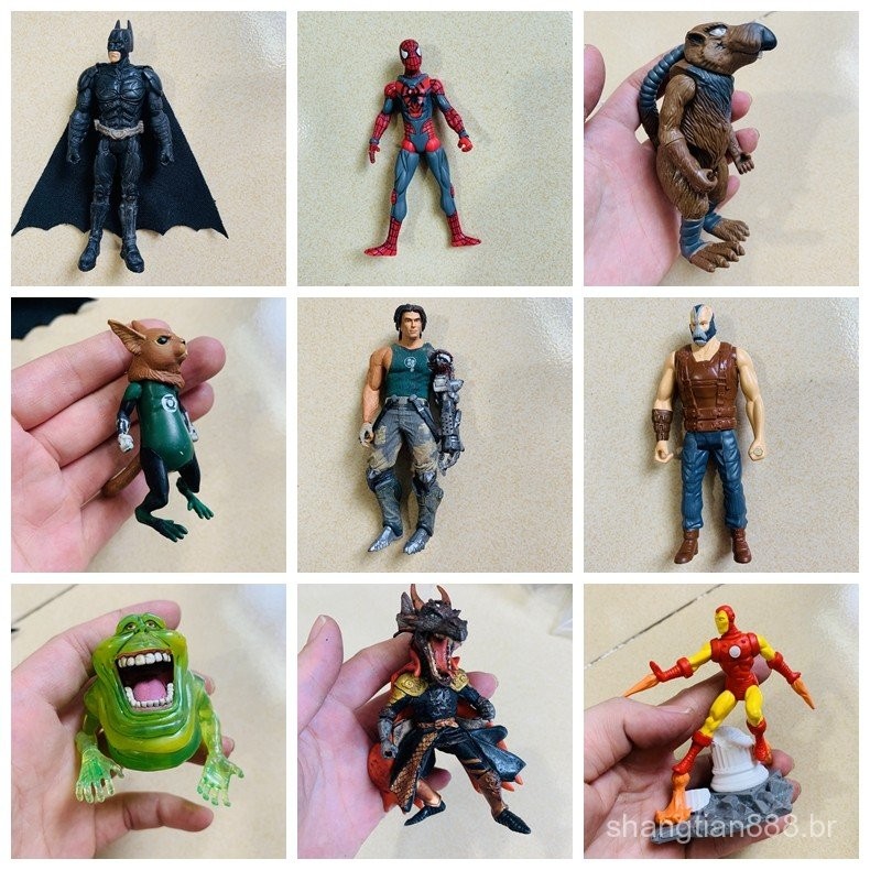 Novos Bonecos de Ação em Lote DC Liga da Justiça 3.75 Polegadas Batman ...