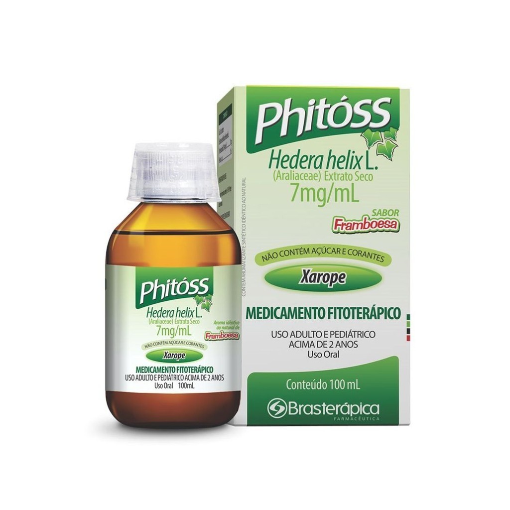 Xarope Hedera Helix Phitóss 7mg/ml Xarope 100ml | Shopee Brasil