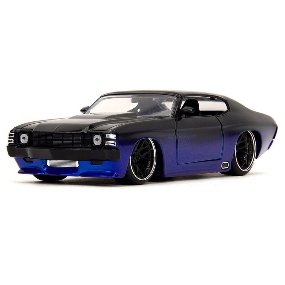 Miniatura Carro Chevrolet Chevelle SS (1971) - Pink Slips - Azul - 1:24 ...